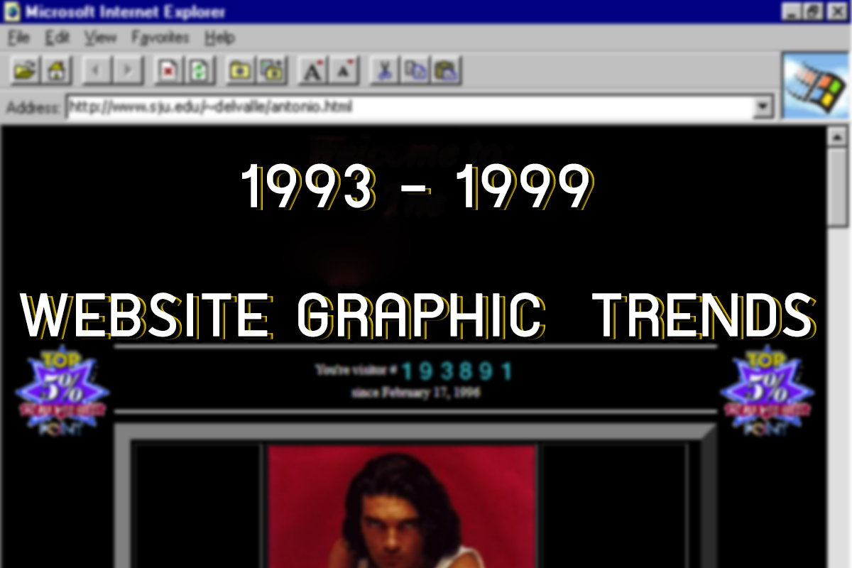 1993 - 1999 Website Graphic Trends - Terrestrial
