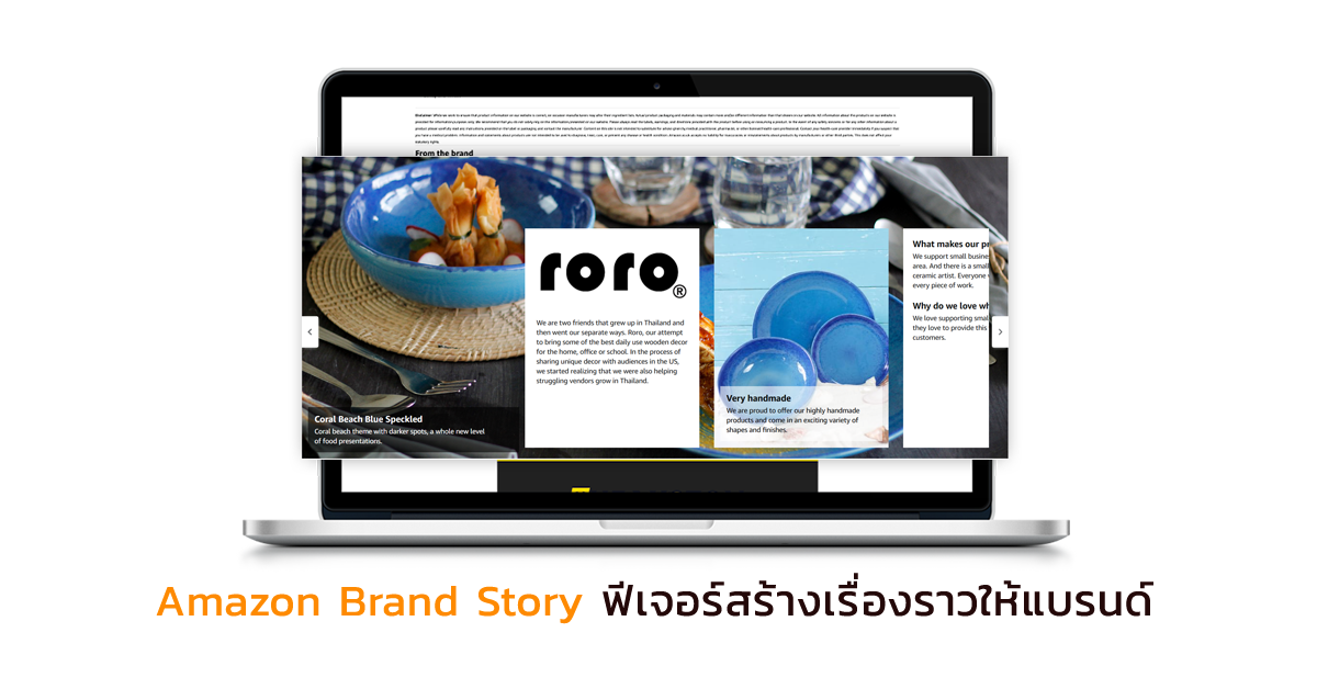 Amazon Brand Story ฟีเจอร์สร้างเรื่องราวให้แบรนด์ - Terrestrial