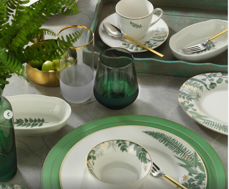 modern tropical tableware - Terrestrial