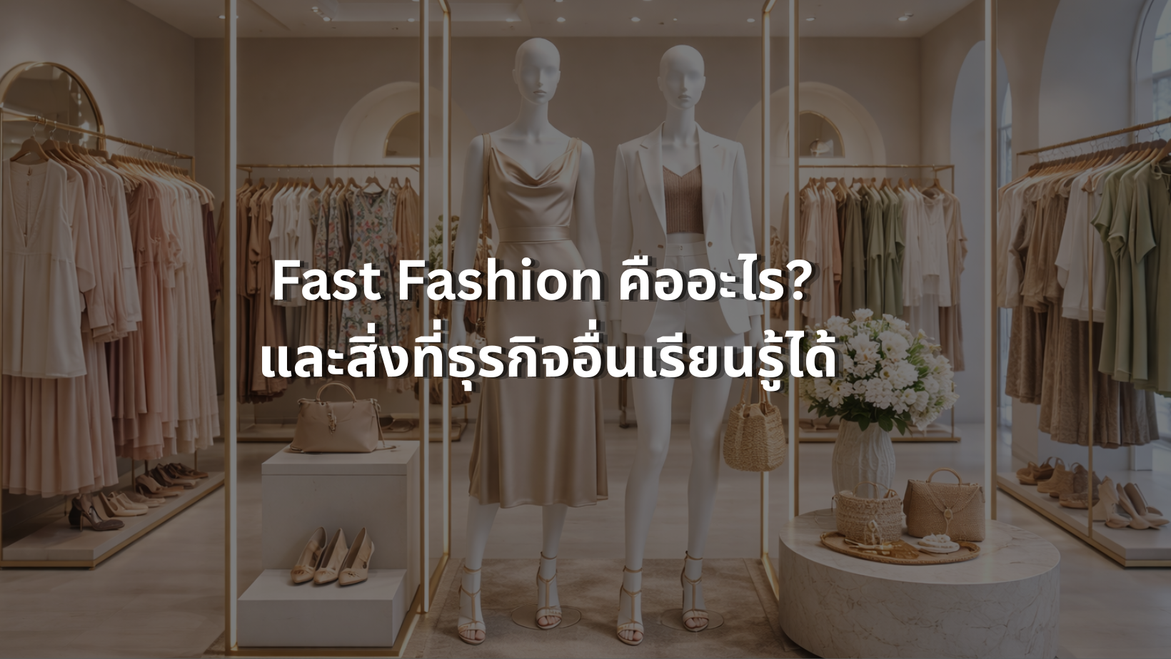 Fast Fashion คืออะไร? (และสิ่งที่ธุรกิจอื่นเรียนรู้ได้) - Terrestrial